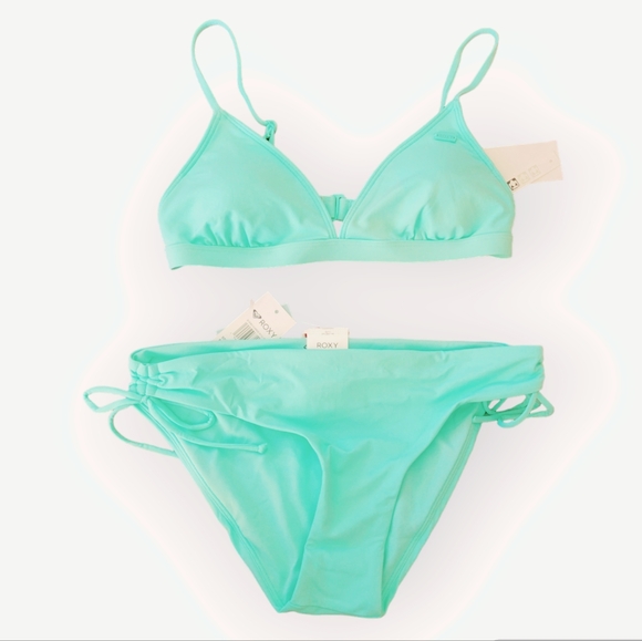 Roxy | Swim | Roxy Sd Beach Classics Bikini Set | Poshmark